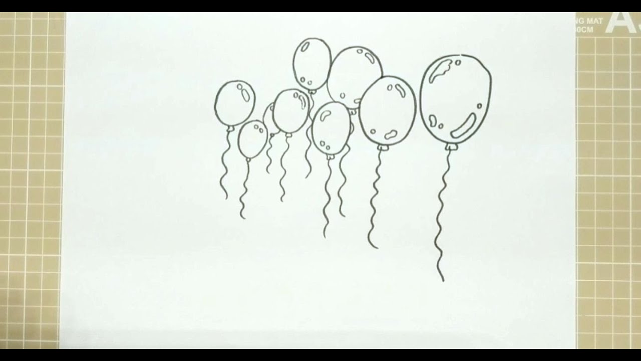 How to Draw BALLONS - YouTube