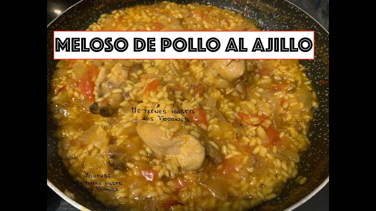 MELOSO DE POLLO AL AJILLO - YouTube
