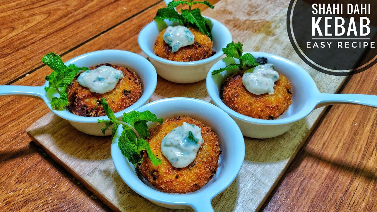 झटपट नाश्ता रेसिपी दही कबाब | Creamy Soft Shahi Dahi Kebab Recipe ...