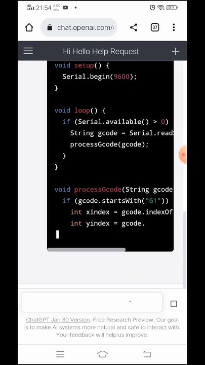 Can chatGPT writing Gcode interpreter code? - YouTube