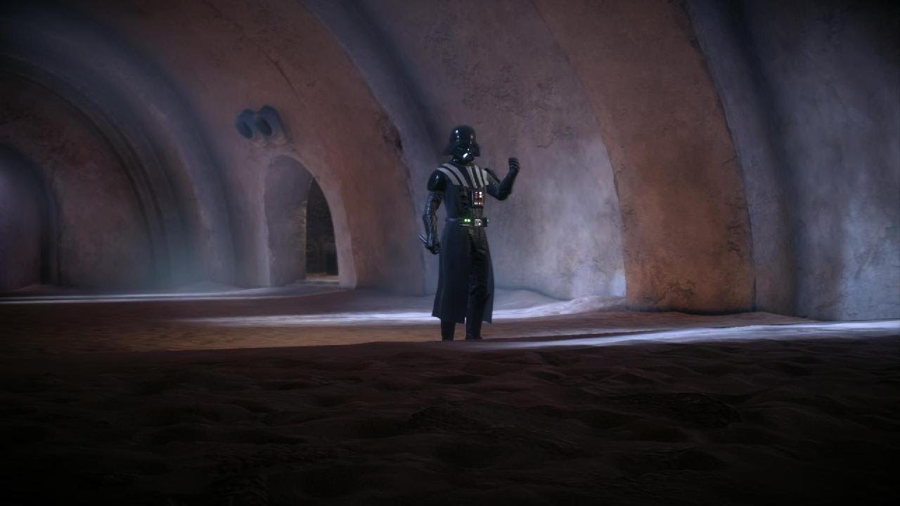 Capeless Vader has no mercy on Luke - YouTube