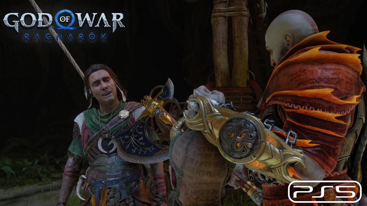 Kratos Meets Freya's Brother Freyr in Vanaheim - God of War Ragnarök ...