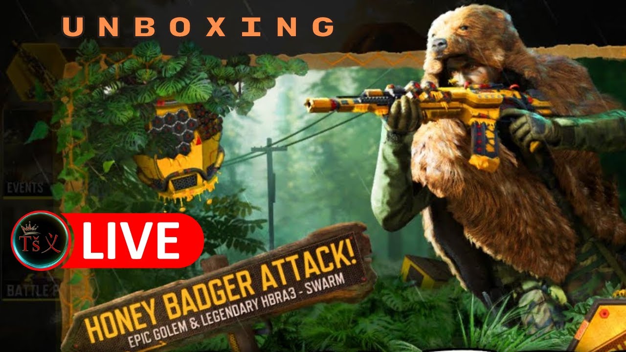 *LIVE* Honey Badger Draw Unboxing | HBRa3 Swarm | Golem Black Forest ...