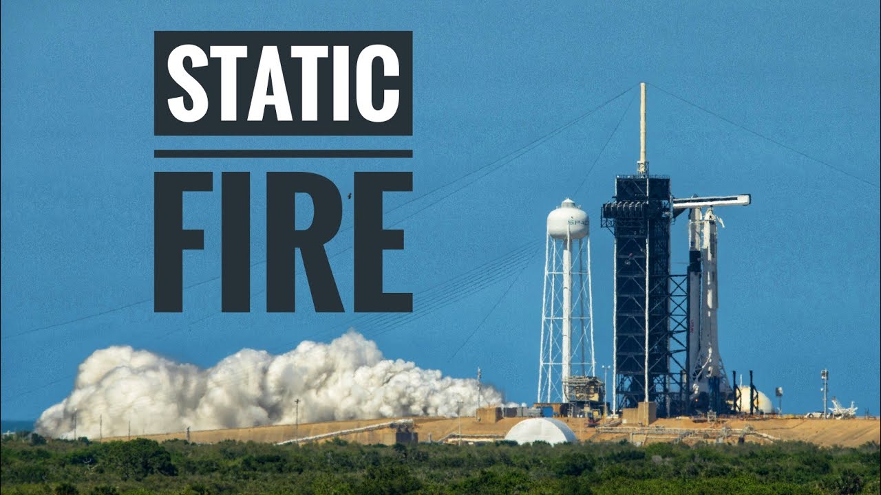 SpaceX DM-2 Falcon 9 booster static fire test 🚀 [Highlight] - YouTube