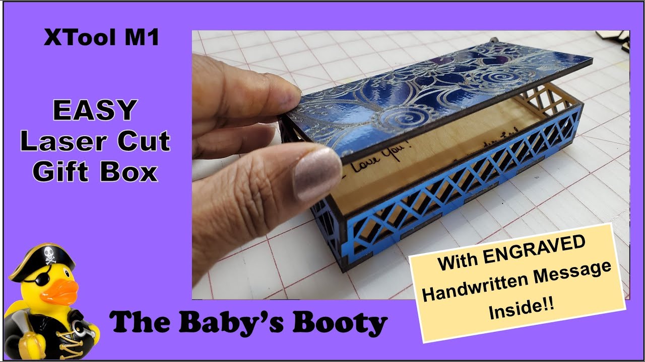 XTool M1 Laser Cut Memorial Gift Box Engraving A Handwritten Message xtool-m1-laser-cut-memorial-gift-box-engraving-a-handwritten-message