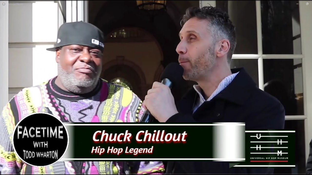 Todd interviews Hip Hop Legend Chuck Chillout at the Hip Hop 50 Press ...