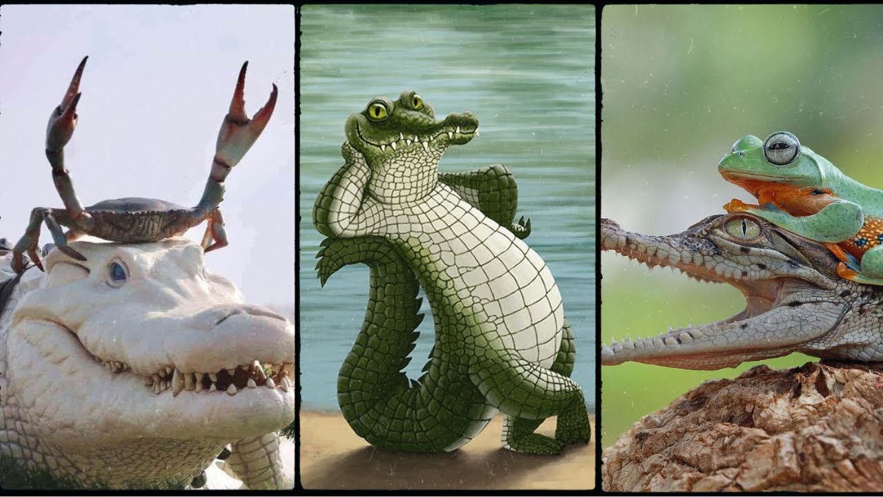 25 Funniest Crocodile Pics ever|Crocodile Comedy Club #crocodile # ...