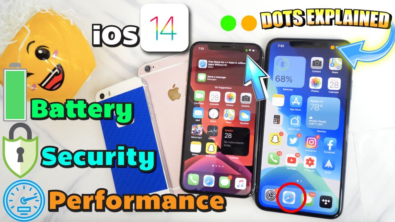 iOS 14 Battery Life, Security and Privacy, and Performance! (iOS 14 ...