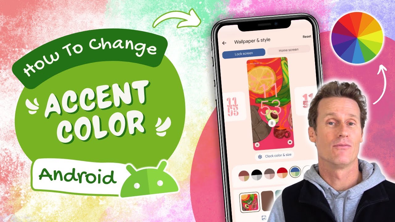 How to change your Android system accent color - YouTube