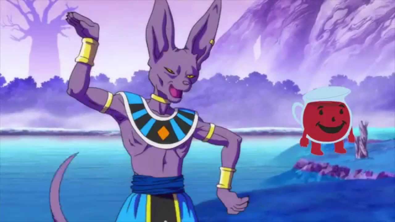 Beerus The Destroyer is the Kool Aid Man - YouTube