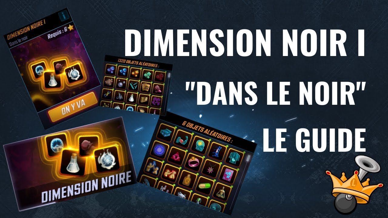 DIMENSION NOIR I : LE GUIDE - Marvel Strike Force FR - YouTube