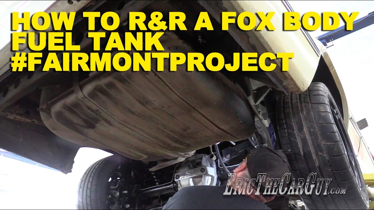How To R&R a Fox Body Fuel Tank #FairmontProject - YouTube