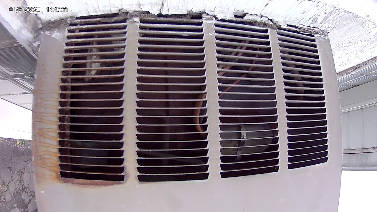 New Year's Special! Vintage GE Air Conditioner (Close up of Compressor ...