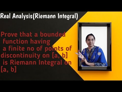 Finite number of discontinuity on [a, b] is Riemann Integral, # ...