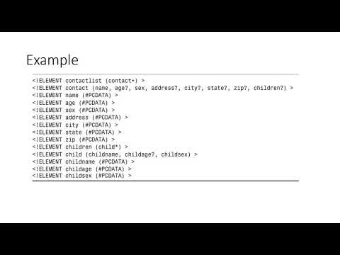 XML and Web Services unit 2   DTD and XML schema