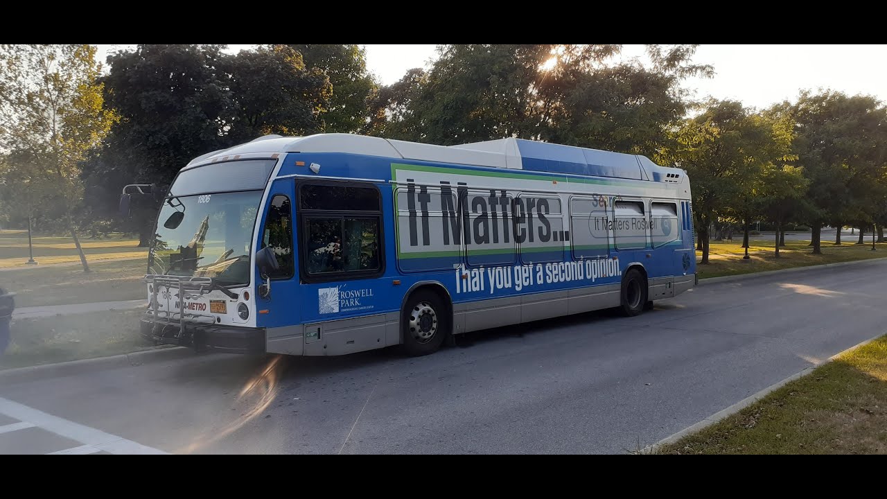 NFTA Metro Ride Route 5A Outbound [FULL ROUTE] Bus 1806 - 2018 Novabus ...