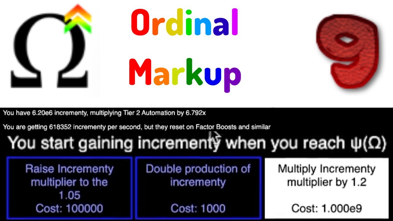 Ordinal Markup Episode 9: Using Incrementy! - YouTube