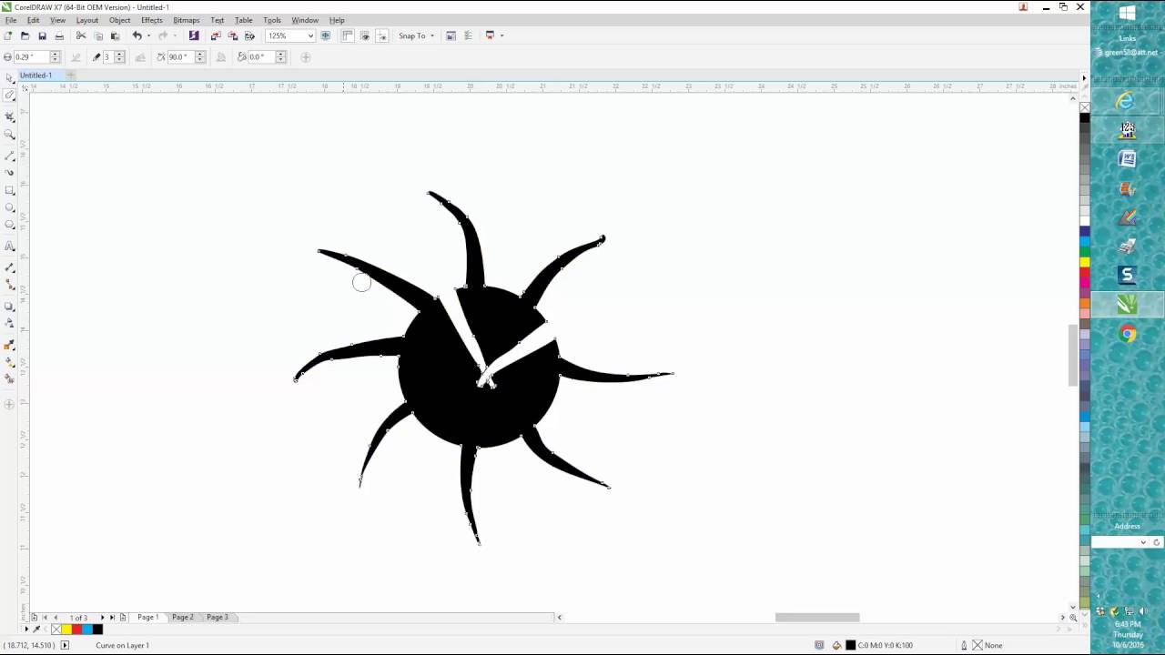 Corel Draw Tips & Tricks Smudge and Twirl Tools - YouTube