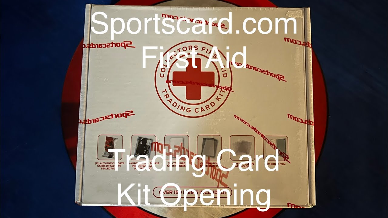 Sportscards.com Collectors First Aid Trading Card Kit Opening! - YouTube