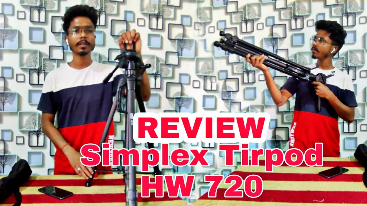 MY New Tripod Unboxing|| Simplex Tirpod HW 720 REVIEW - YouTube