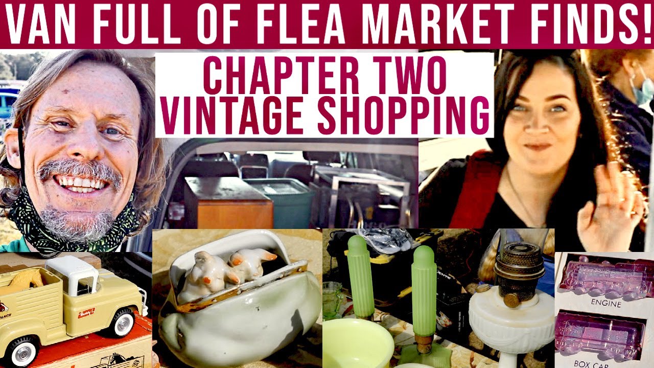 SHOP WITH US! | ANTIQUE VINTAGE SWAP MEET | YOUTUBE MEETUP - YouTube