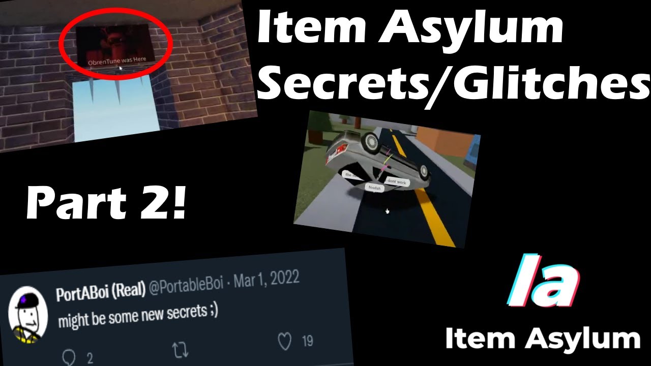 Item Asylum Secrets/Glitches Part 2! (Roblox) - YouTube