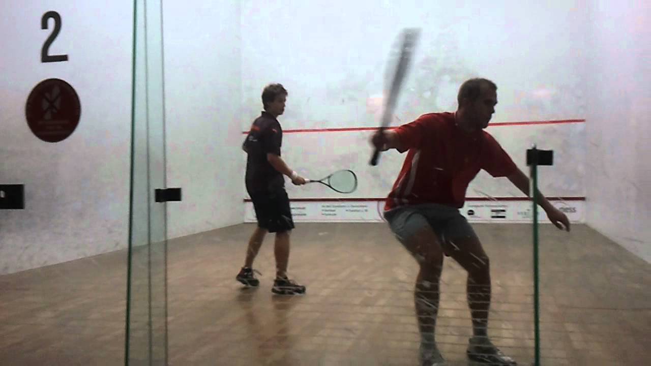 Squash Oberliga BW Patrick Miescher Heilbronn vs. Marcel Hirth ...