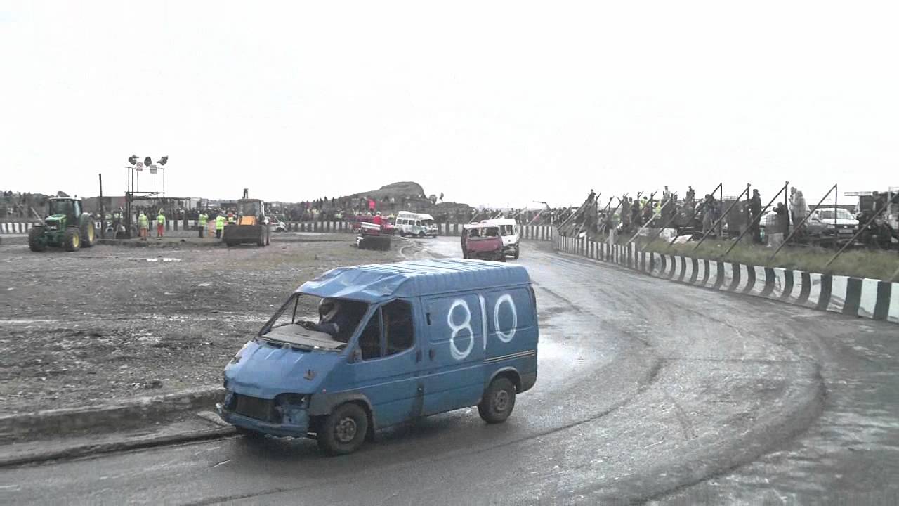 A quiet day out at the Seaside.Warton Van Banger Racing - YouTube