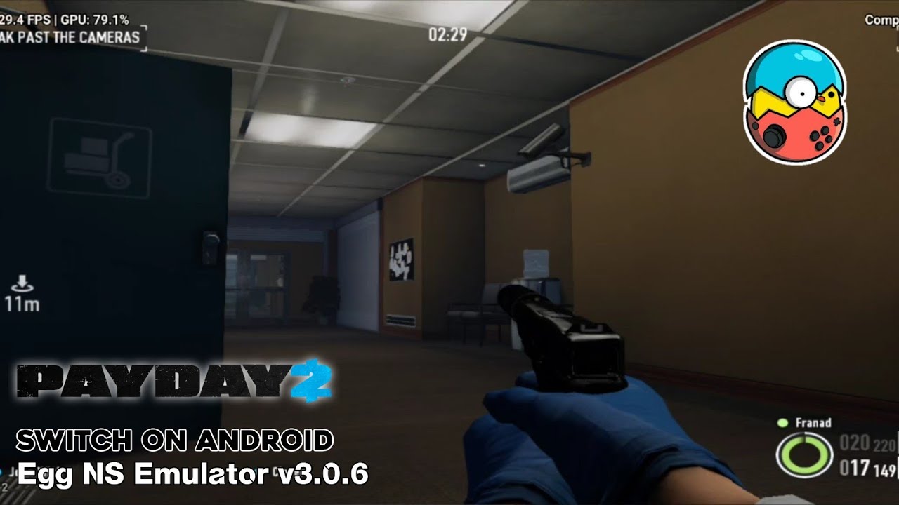 Payday 2 (Switch) Android Gameplay | Egg NS Emulator v3.0.6 - YouTube