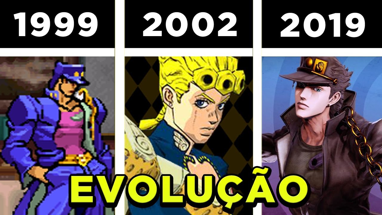 A Evolução dos Jogos de JoJo - Jojo's Bizarre Adventure Games - YouTube