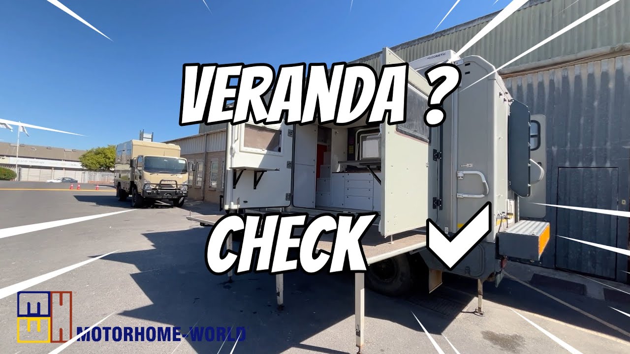 IVECO 4x4 Camper with large electric veranda. MUST SEE. - YouTube