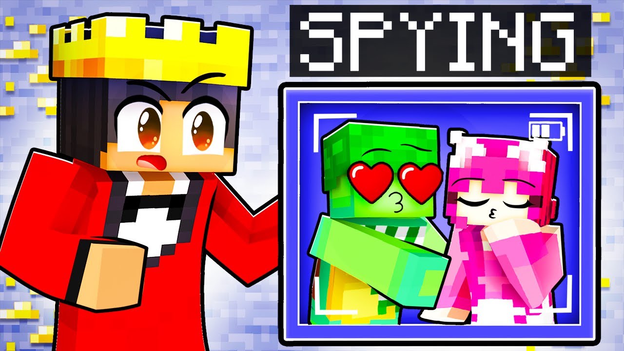 Using CAMERAS To SPY On My Friends In Minecraft! - YouTube