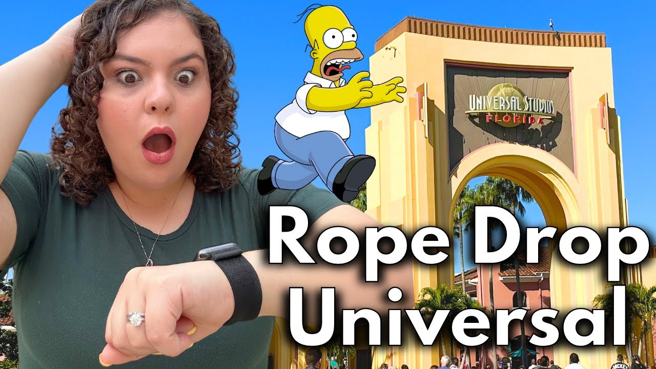 Rope Drop Universal Studios Florida! (Non- Resort Guest) How Many Rides ...