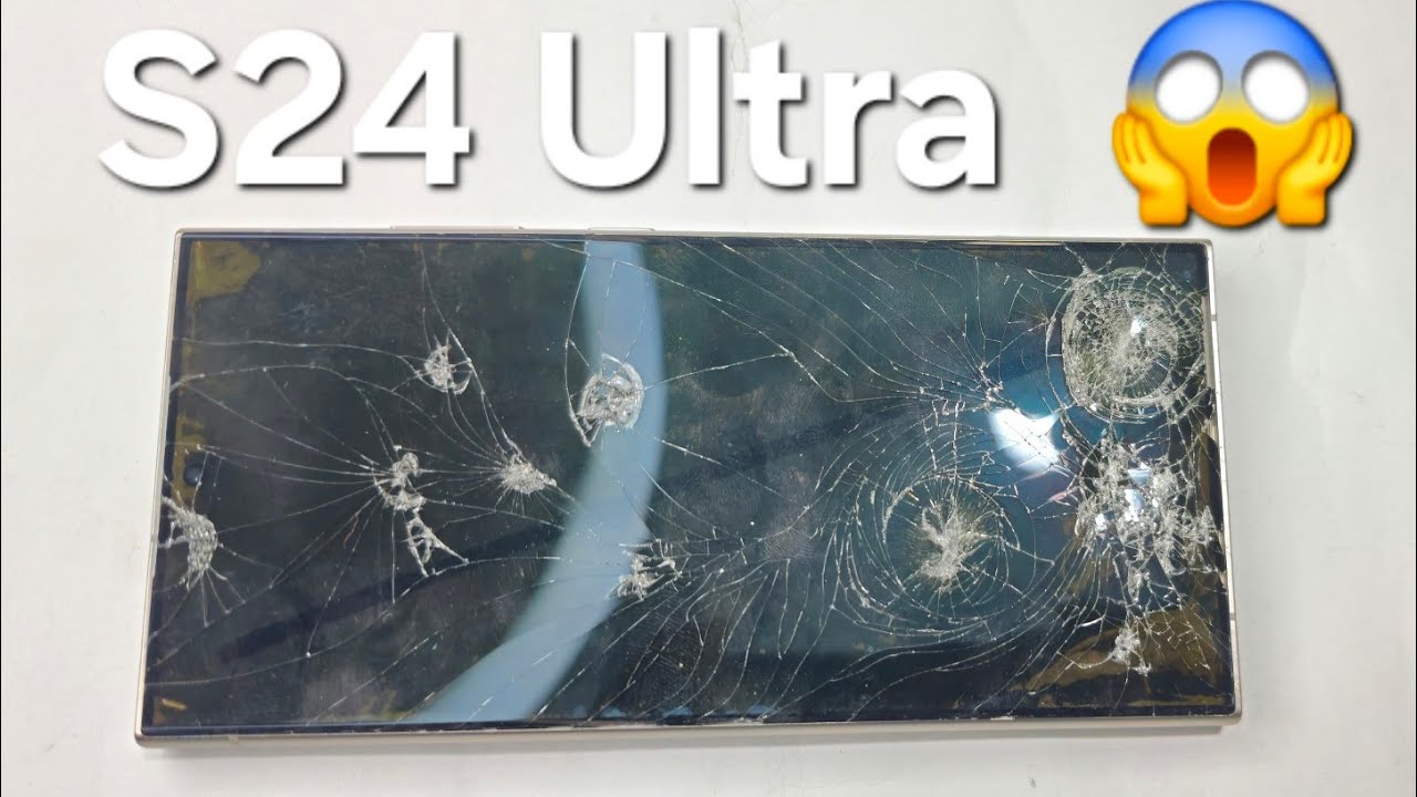 Samsung galaxy S24 Ultra Restoration ️ 👌 screen replacement 😱 - YouTube