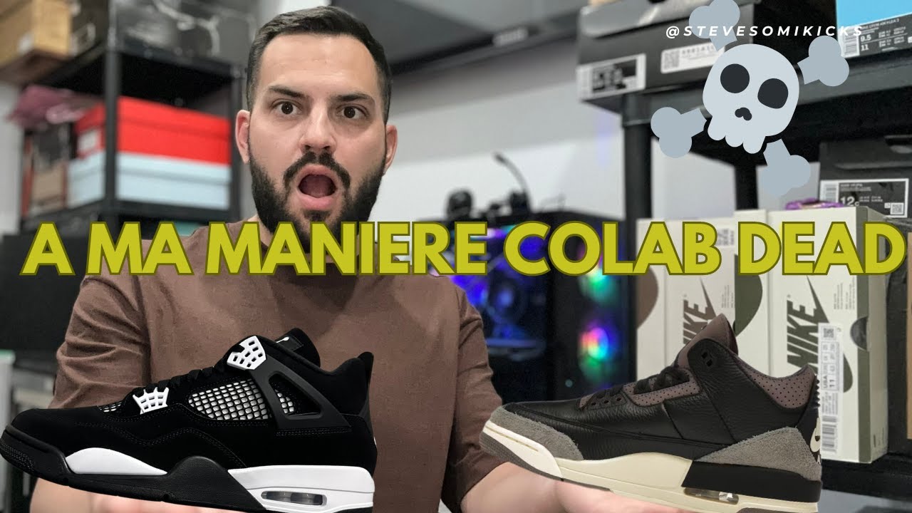 A MA MANIERE COLAB DEAD ! JORDAN 4 WHITE THUNDER SNKRS PASS TIME ...