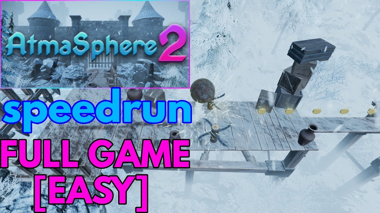 Speedrun Full Game-[Easy] in 8:47 seconds! | AtmaSphere 2 | - YouTube