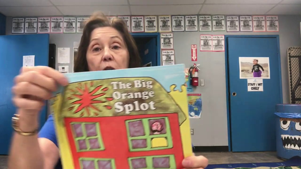 Story Time: The Big Orange Splot - YouTube