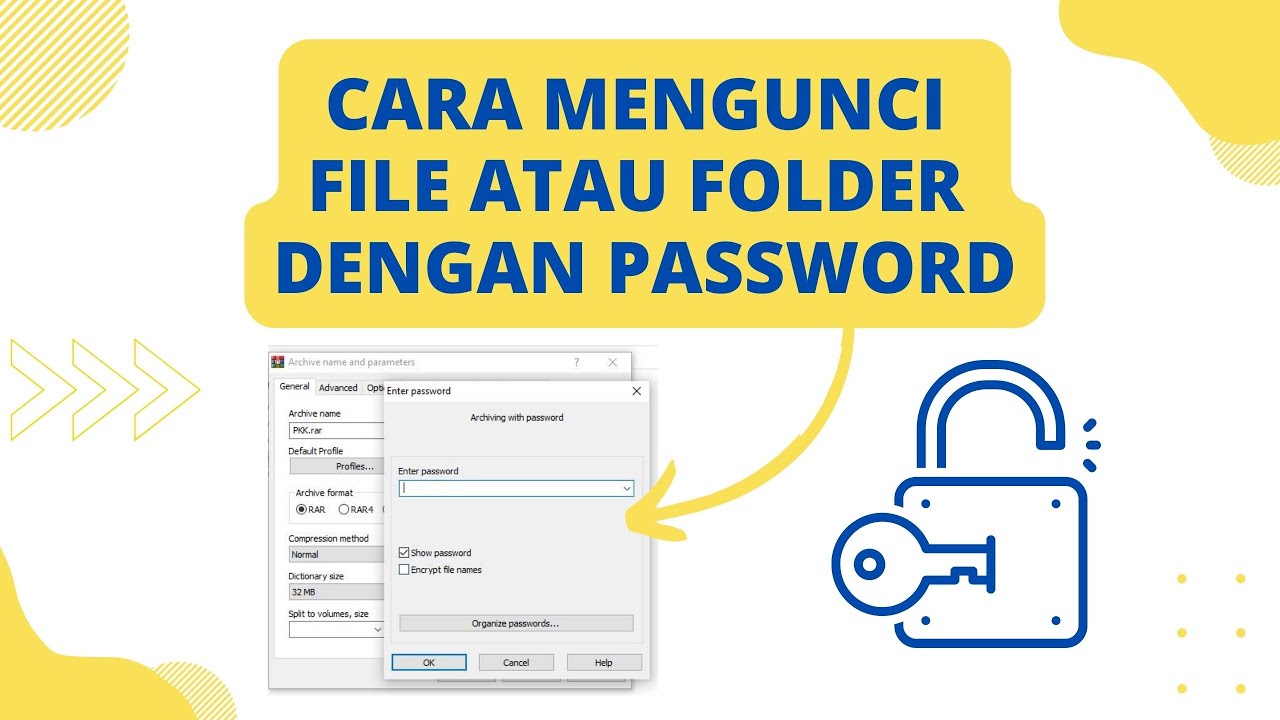 Cara Mengunci File atau Folder Di Laptop Dengan Password Terbaru - YouTube