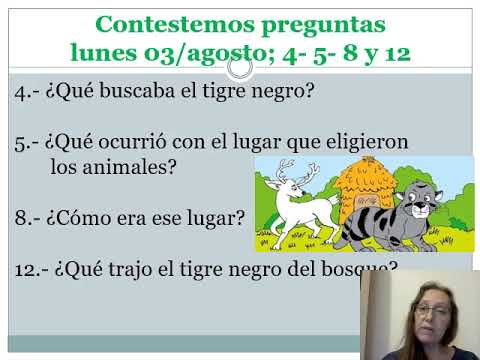 Comprensión Lectora El Tigre Negro y El Venado Blanco 03 al 07 de ...