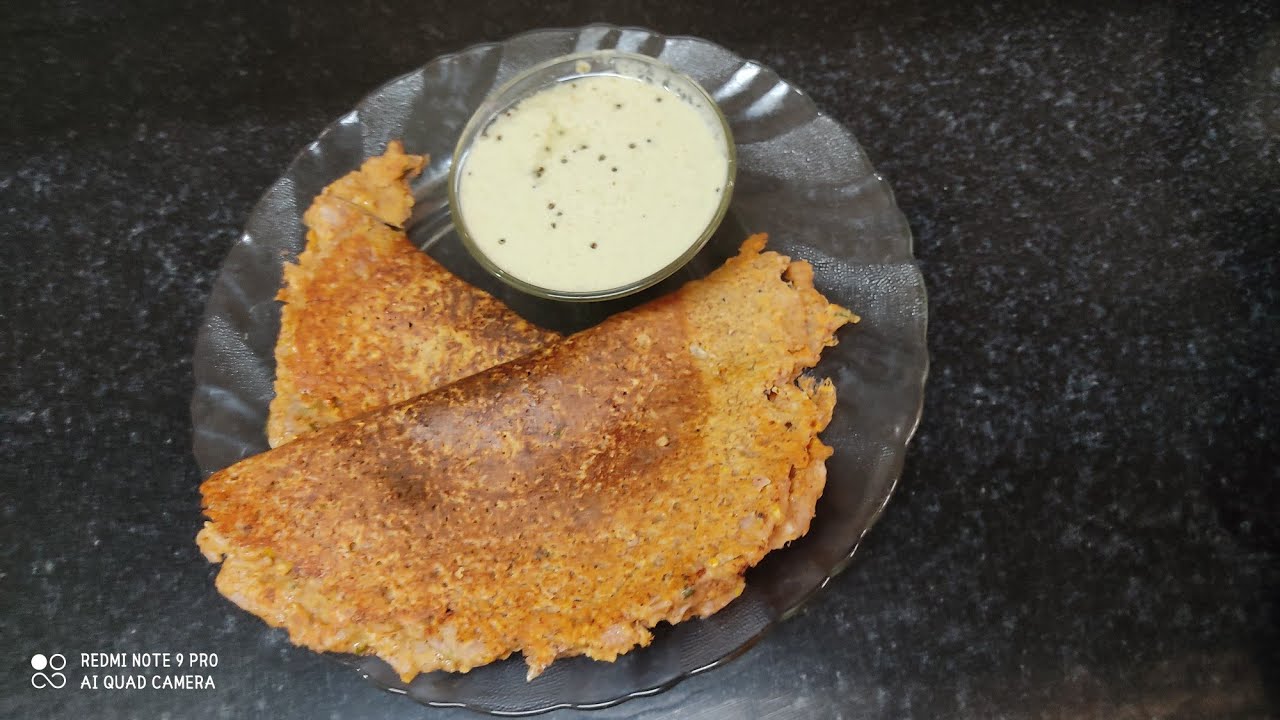 Red Rice Adai | Sivappu Arisi Paruppu Adai by Healthy Kitchen. - YouTube