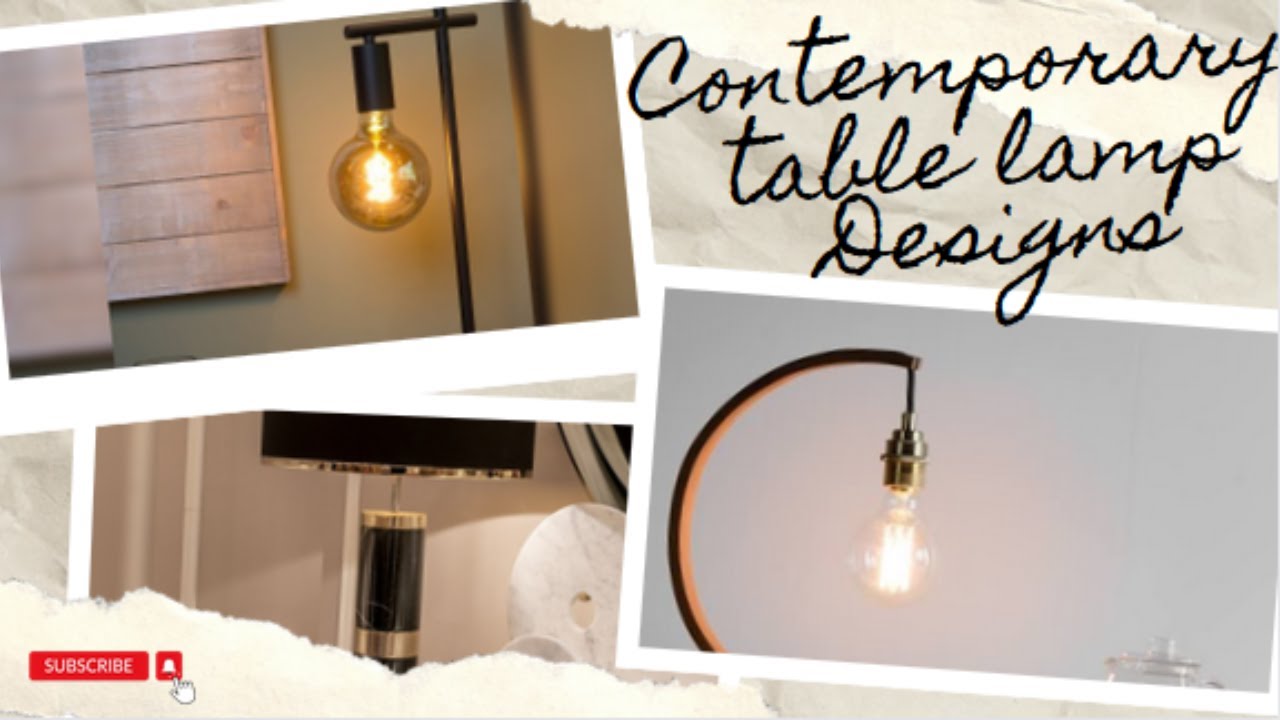 Contemporary Table Lamp Designs | Stylish Student Lamps | interior ...