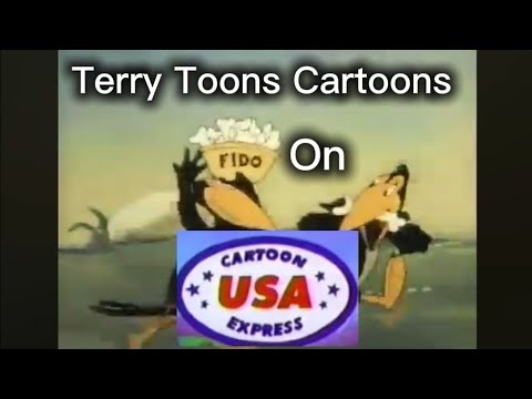 Edited Recreation Of Terry Toons On USA Cartoon Express 1990s - YouTube