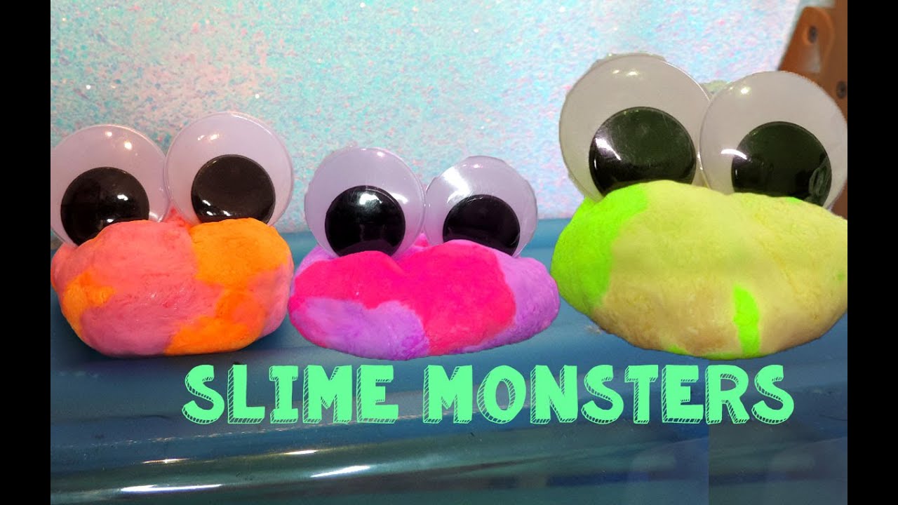 DIY Slime Monsters - YouTube