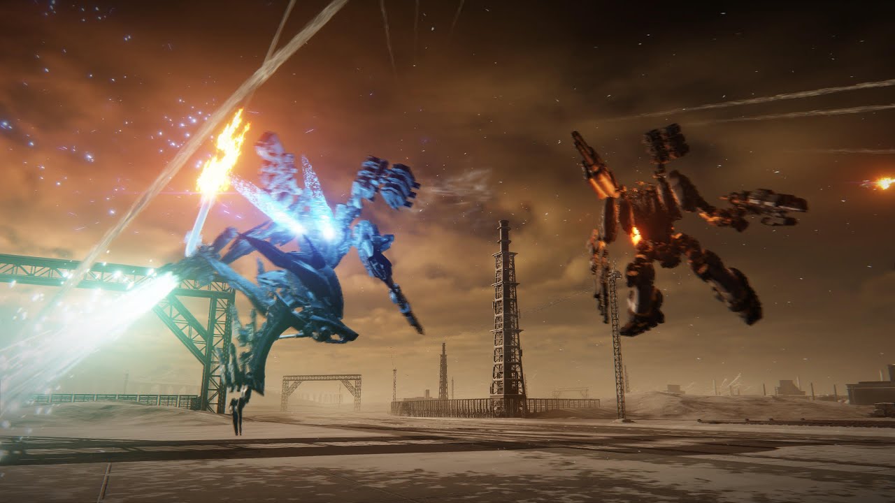 Armored Core 6 - "Shrieker" Secret Level AC vs "Nightfall" Raven - YouTube