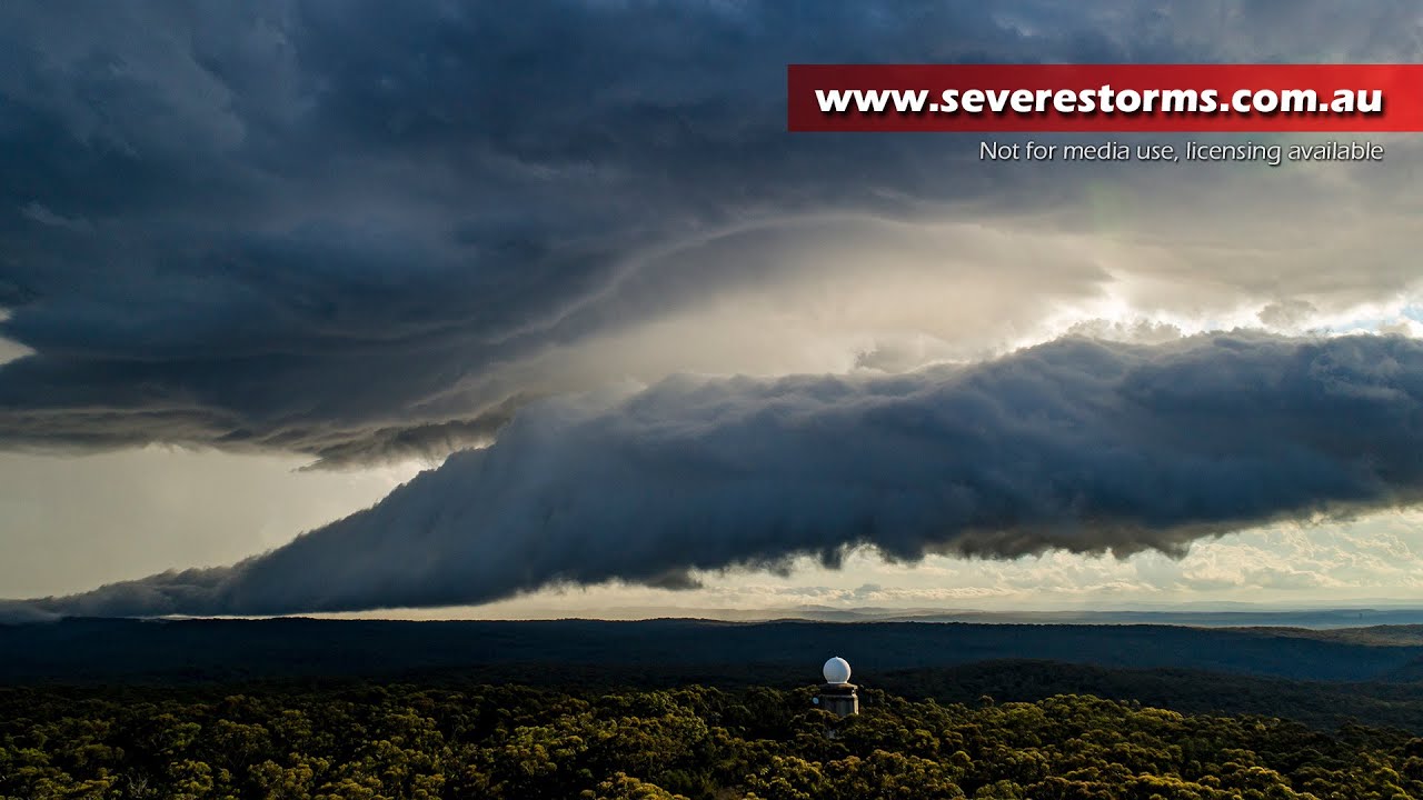 Drone captures incredible storm structure in Appin, NSW Australia - YouTube