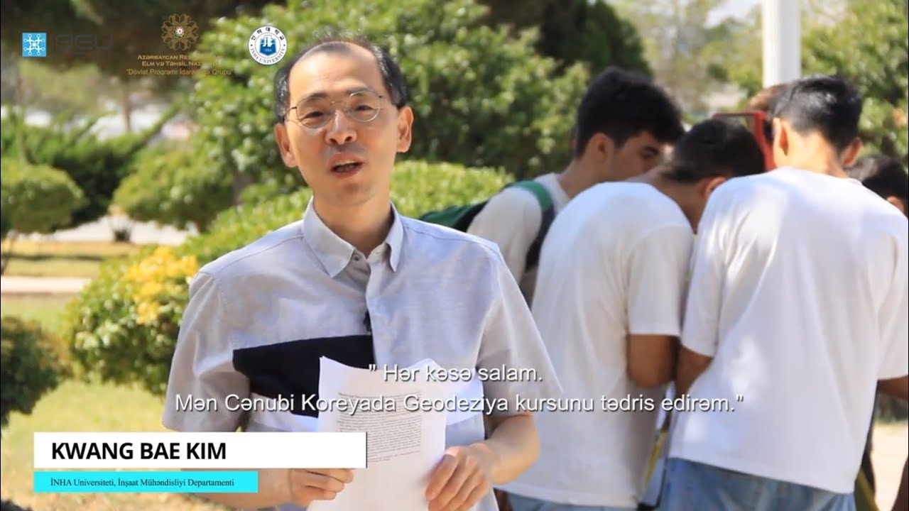 BMU İNHA İDP-nin Yay məktəbi müəlimi Kvang Bae Kim - YouTube
