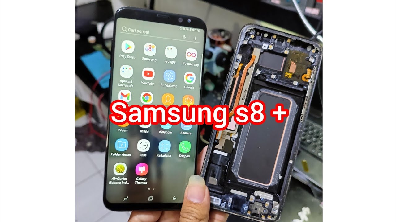 lcd Samsung s8 plus | s8+ - YouTube