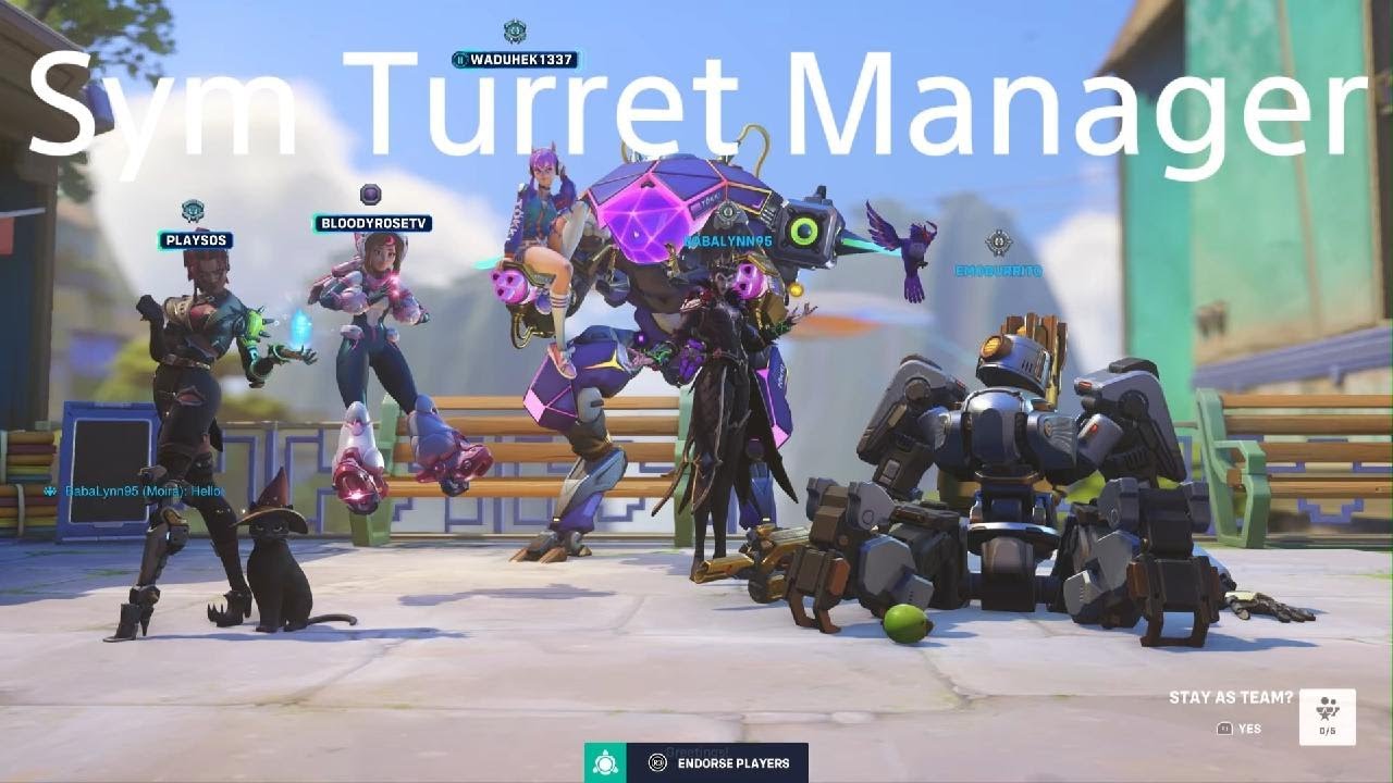 Overwatch 2 S15 Sym turret Manager - YouTube