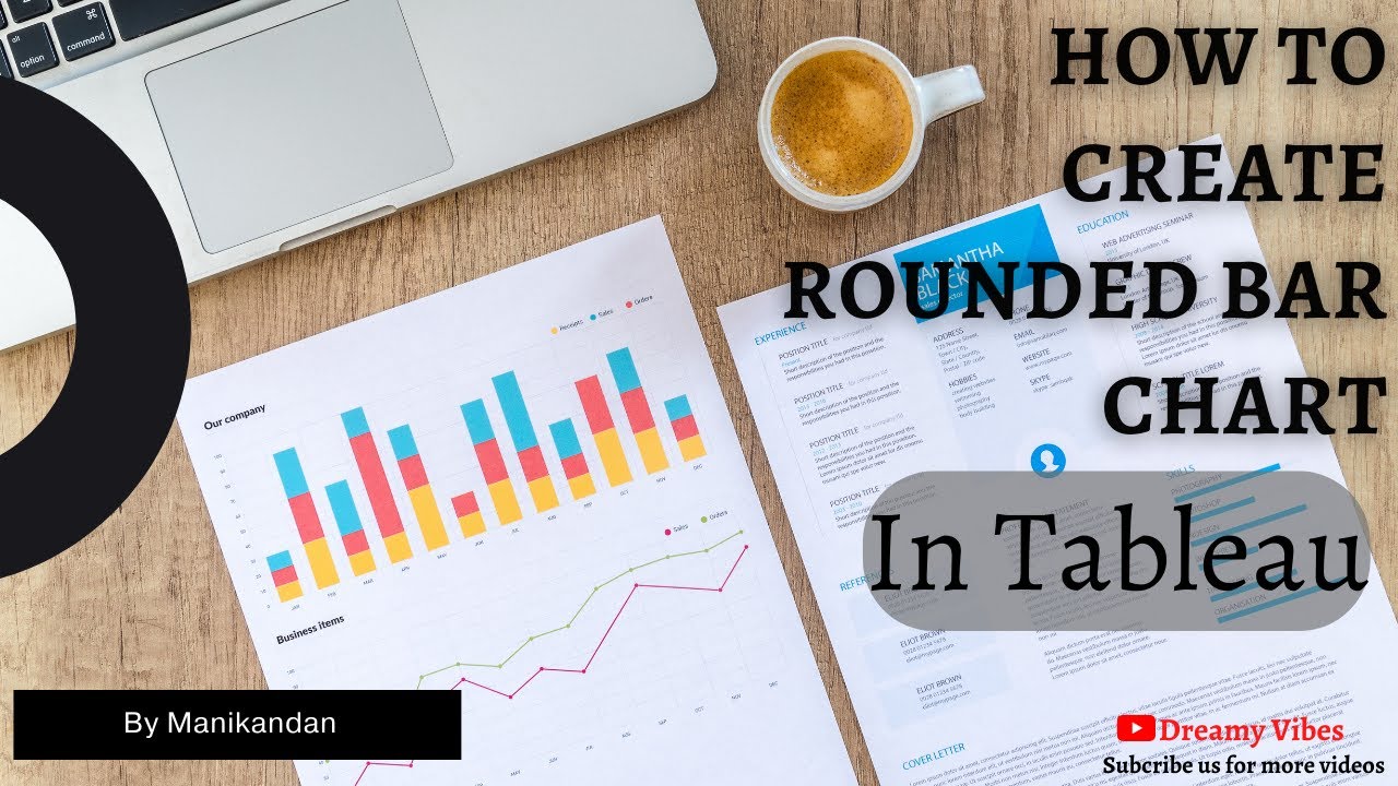How to Create Rounded Bar Chart - Method 1 | Tableau Tutorial. | Learn ...