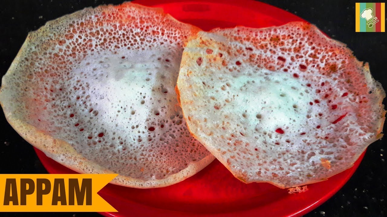Appam Thengai Paal | Appam with Coconut Milk | ஆப்பம் தேங்காய் பால் ...